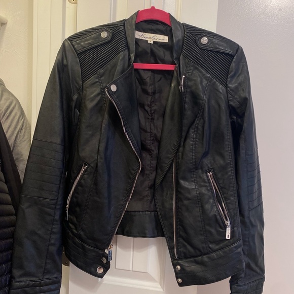 Kenneth Cole | Jackets & Coats | Kenneth Cole Black Leather Jacket ...